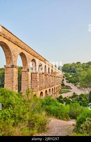 Old roman aqueduct, Aqueeducte de les Ferreres, Devil's Bridge, Pont ...