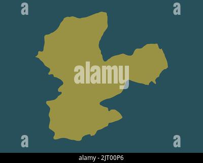 Bamyan, province of Afghanistan. Solid color shape. Corner auxiliary ...