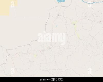 Faryab, province of Afghanistan. Open Street Map. Locations and names ...