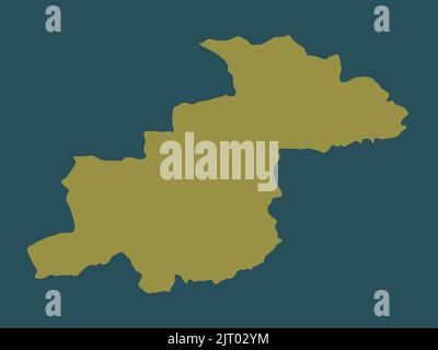 Ghor, province of Afghanistan. Solid color shape. Locations and names ...