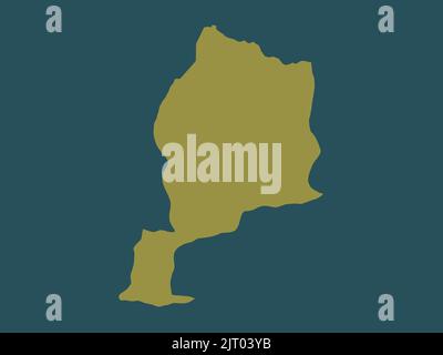Jawzjan, province of Afghanistan. Solid color shape. Locations and ...