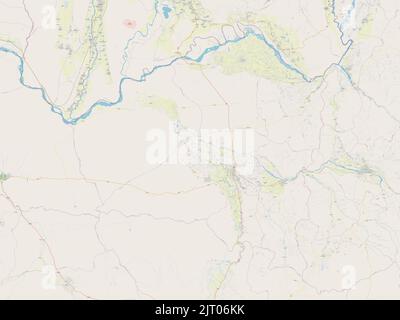 Kunduz, province of Afghanistan. Open Street Map. Locations of major ...