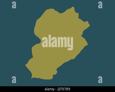 Logar, province of Afghanistan. Solid color shape. Locations of major ...