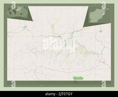Nangarhar, province of Afghanistan. Open Street Map Stock Photo - Alamy