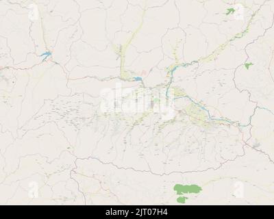 Nangarhar, province of Afghanistan. Open Street Map. Locations and ...
