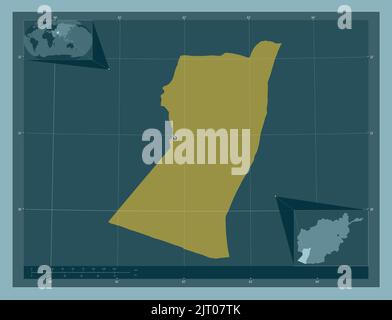 Nimroz, province of Afghanistan. Solid color shape Stock Photo - Alamy