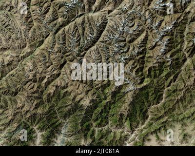 Nuristan, province of Afghanistan. High resolution satellite map ...