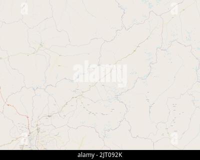 Panjshir, province of Afghanistan. Open Street Map. Locations and names ...