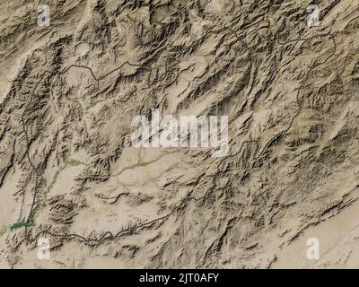 Uruzgan, province of Afghanistan. Low resolution satellite map ...