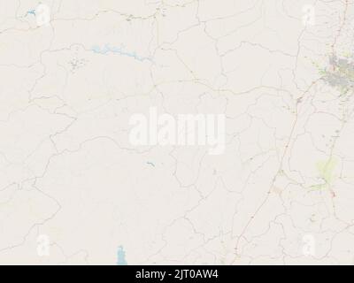 Wardak, province of Afghanistan. Open Street Map. Locations and names ...