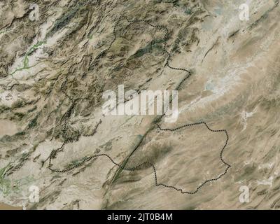 Zabul, province of Afghanistan. High resolution satellite map ...