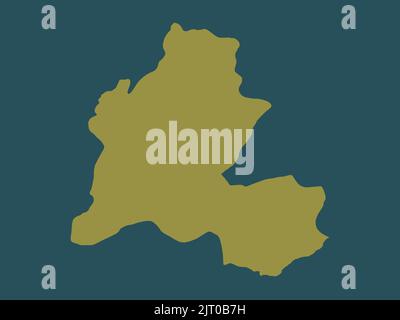 Zabul, province of Afghanistan. Solid color shape. Locations and names ...