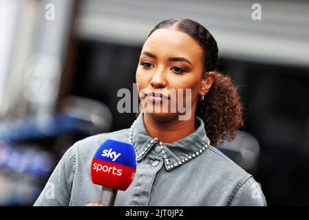 Naomi Schiff, Sky Sports F1, during the FORMULA 1 ARAMCO BRITISH GRAND ...