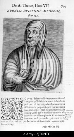 Avicenna (980-1037), Persian physician and philosopher. Here he is seen ...