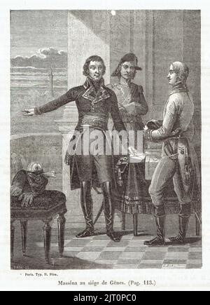 le général Masséna à la bataille de Zurich Stock Photo - Alamy