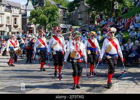 Morris dancing at the Buxton Day of Dance 2022 Stock Photo - Alamy