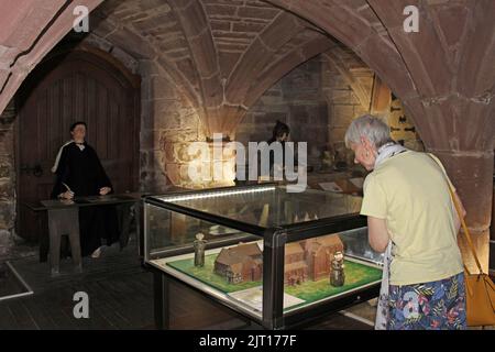Undercroft of the former Benedictine Monastery - Birkenhead Priory now ...