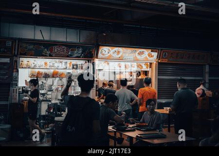A food court with a lot of customers Stock Photo - Alamy