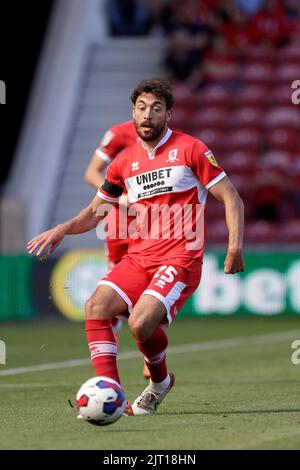 Matt Crooks of Middlesbrough during the Sky Bet Championship match ...