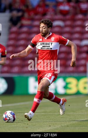 Matt Crooks of Middlesbrough during the Sky Bet Championship match ...