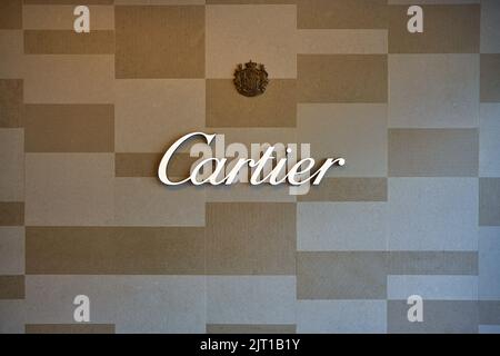 SINGAPORE - CIRCA JANUARY, 2020: Cartier storefront in ION Orchard ...