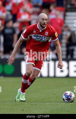 Middlesbrough's Matthew Clarke during the Sky Bet Championship match at ...