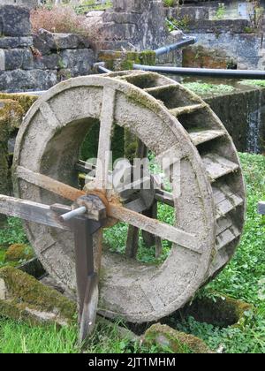 The courtyard at Cromford Mills in Derbyshire, the origins of the ...