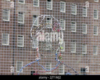 "Cotton Labour": art installation by Hetain Patel, symbolic portraits ...