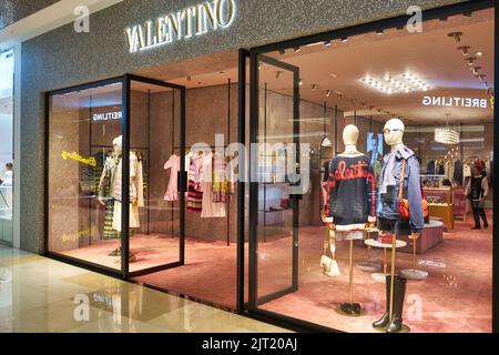 SINGAPORE - CIRCA JANUARY, 2020: Valentino shop in ION Orchard shopping ...