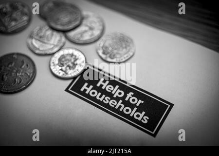 Pence and penny's on HM Government letter notifying of UK government ...