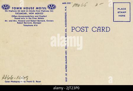 Town House Motel, Mr. and Mrs. Howard and Robert Barnard owners Stock ...