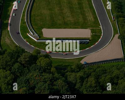 Aerial Photos of Oulton Park Raceay Cheshire during the Us USA Autoshow ...