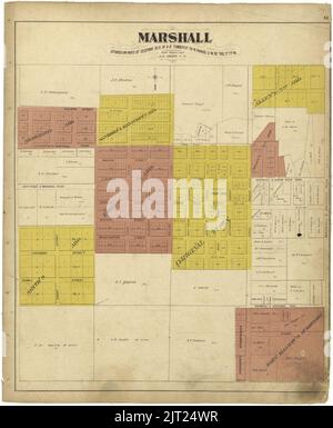 Township plats - (Saline County, Missouri Stock Photo - Alamy