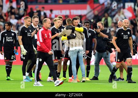 ROTTERDAM - Jens Toornstra says goodbye before the Dutch Eredivisie ...