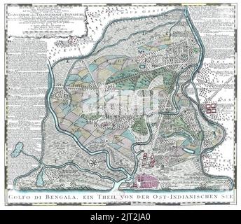 Map of Tranquebar Stock Photo - Alamy