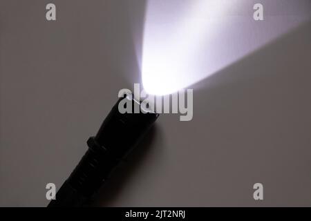 stun gun flashlight to scare off dogs on an isolated background ...