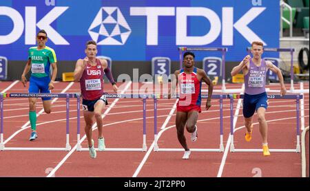 Trevor Bassitt, Gerald Drummond and Alastair Chalmers competing in the ...