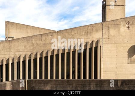 dunelm house grade II listed brutalist concrete student union building ...