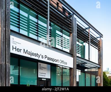 sign her majesty's passport office in Durham. County Durham Uk which ...