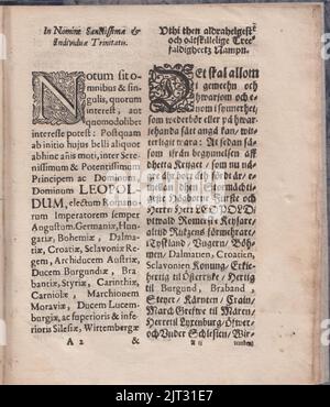 Treaty of Nijmegen between Sweden and the Holy Roman Empire 1679 01 ...