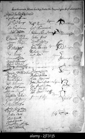 Treaty of Portsmouth (1713) 2 Stock Photo - Alamy