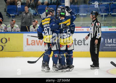 27.08.2022, Quinto, Gottardo Arena, HC Ambri-Piotta - Eisbaren Berlin ...