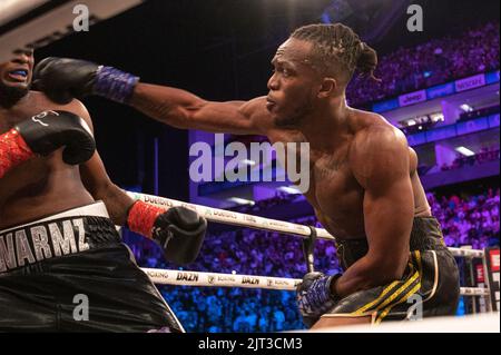 Youtube personality KSI and rapper Swarmz during their ‘Two Fights in ...