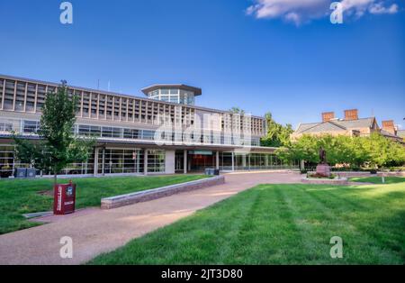 St. Louis, Missouri - 08.22.2022 - The John M. Olin Library on the Danforth Campus of Washington ...