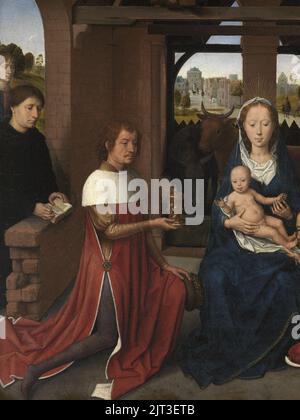 Triptych of Jan Floreins, detail - Memling Stock Photo - Alamy