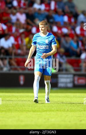 Jordan James #19 of Birmingham City scores his sides fourth goal during ...