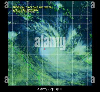 Tropical Cyclone Wati 2006 Stock Photo - Alamy