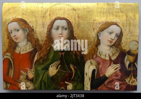 Tucher Altarpiece predella panels, 2 of 3, from the Augustiner ...