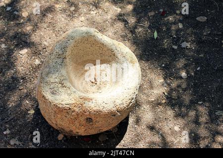 American corn grind hand grinder maize native old Woodland Indians ...