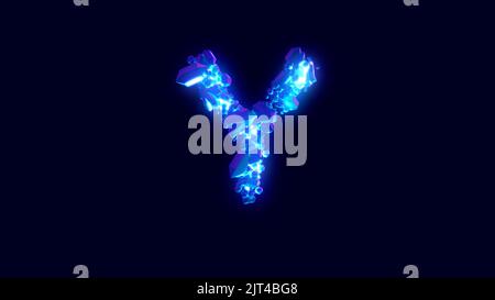 magic diamonds or ice - letter L, creative alphabet, isolated - object ...